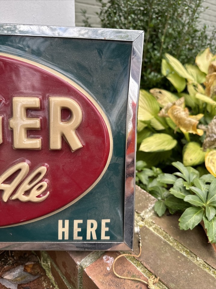 RARE Vintage Krueger Beer Ale Sign Krueger Brewing Newark New Jersey | eBay