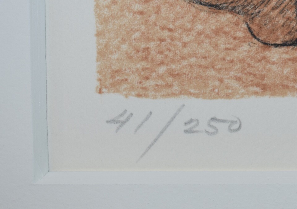 Mexican Artist Francisco Zuniga, Signed Numbered Original color ...