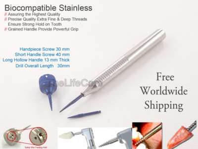 Dental Root Extraction Screw Tooth Extraction Elevators Extracting ...