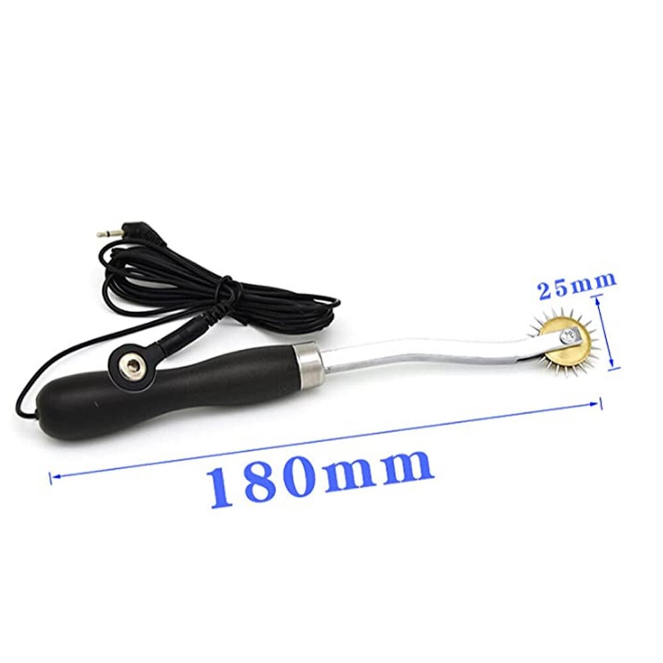 E-stim Stimulator with Pulley Roller Metal AnalPlugg Dildoo Exciting ...