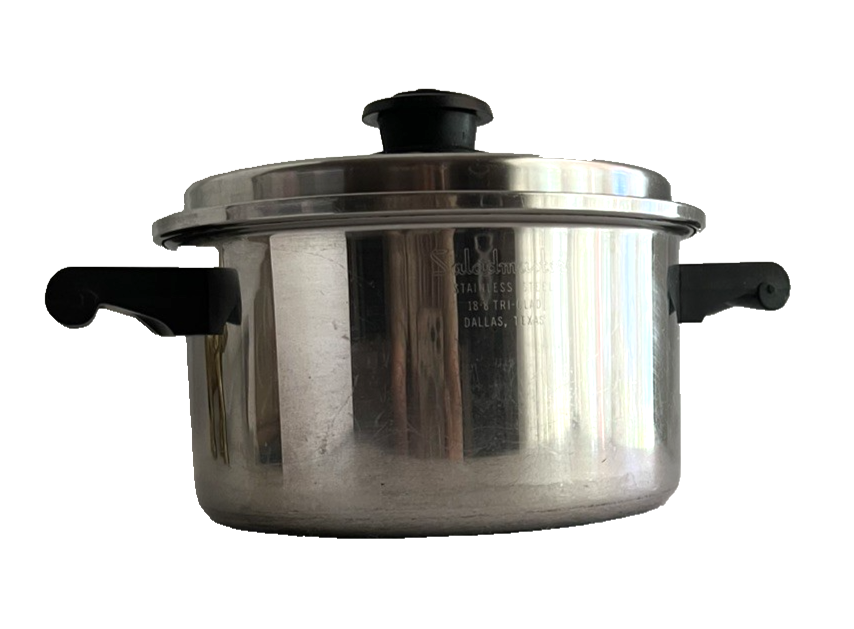 Saladmaster 2 QT Utility Pot with Lid Stainless Steel 18-8 Tri Clad | eBay