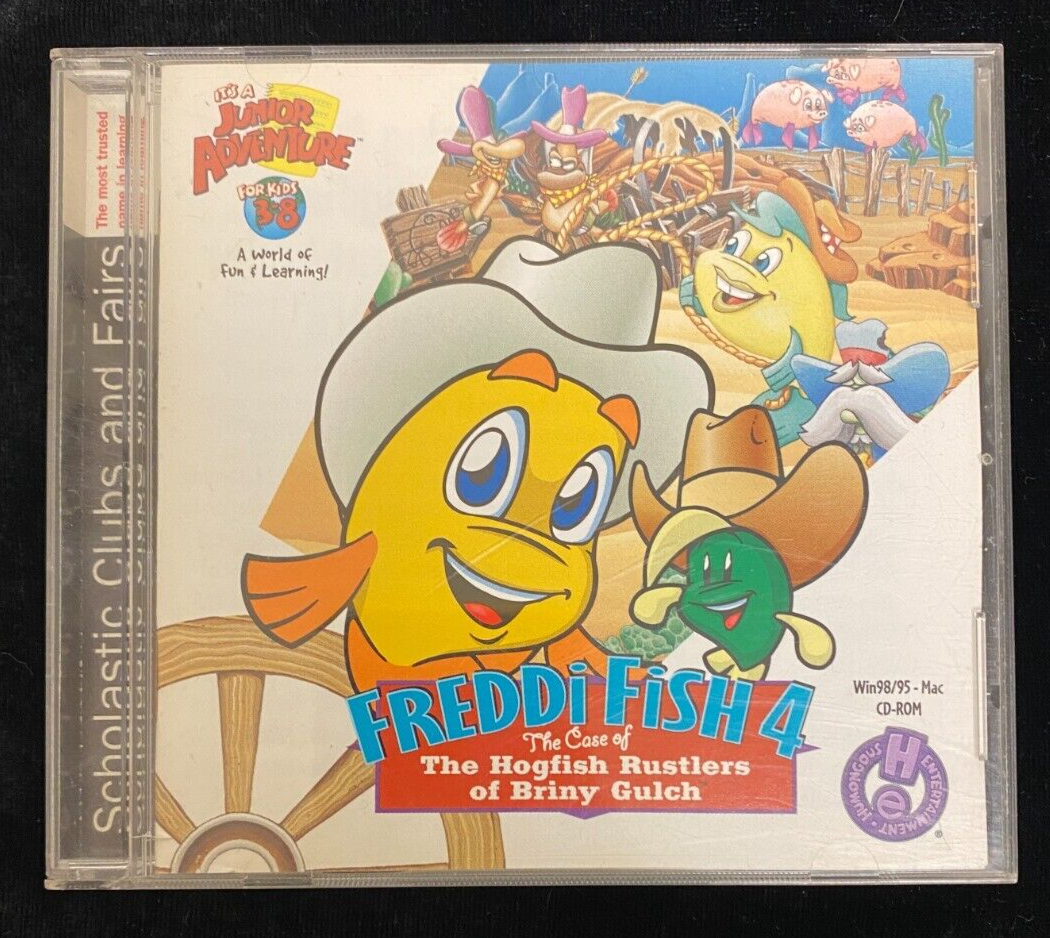FREDDI FISH 4 THE CASE OF THE HOGFISH RUSTLERS OF BRINY GULCH 1999 CD ...