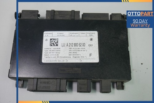 10-18 Mercedes E350 E550 W212 Front Left Seat Control Module 2129005200 ...