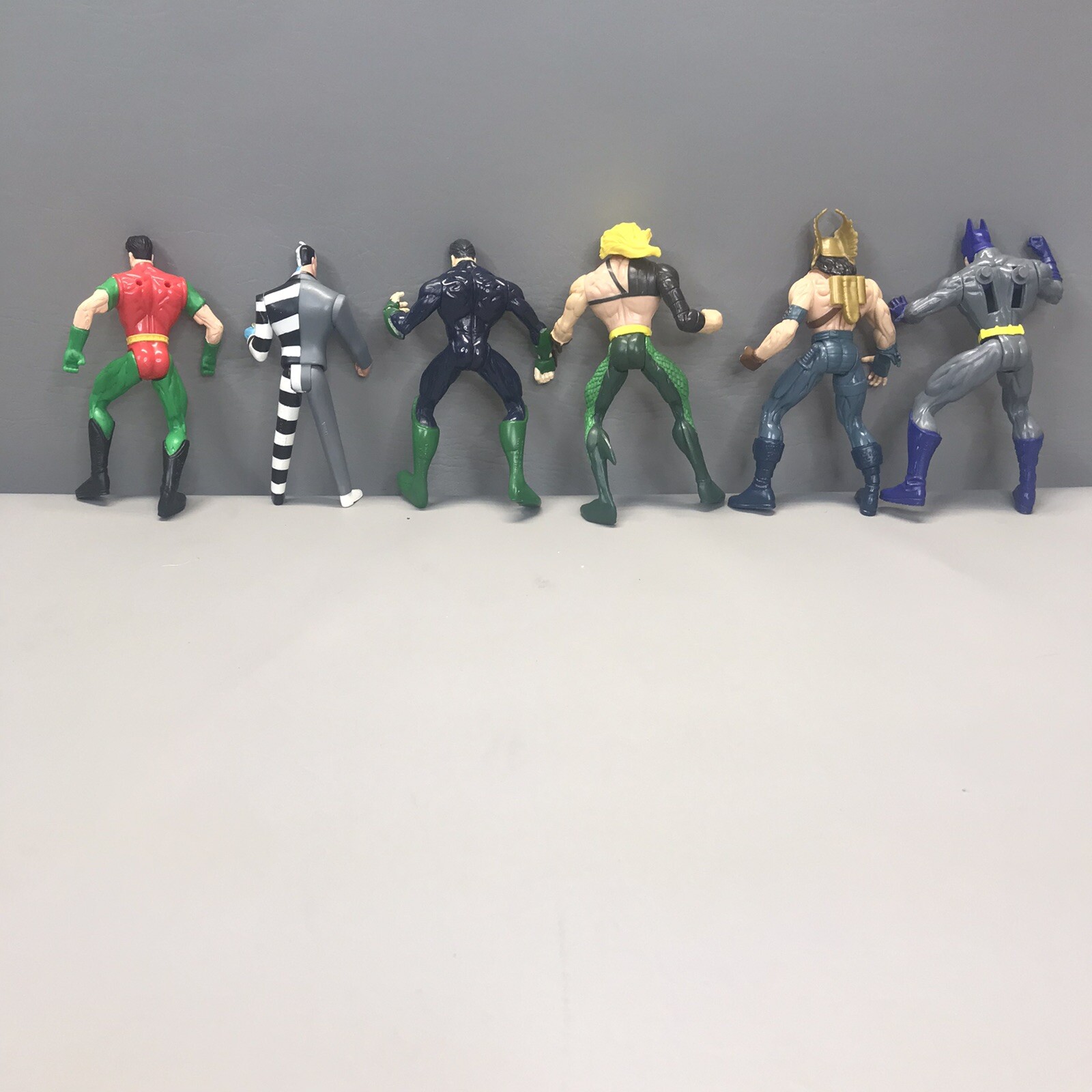 Vintage DC Total Justice League Figures Lot Kenner Batman Robin Aquaman ...