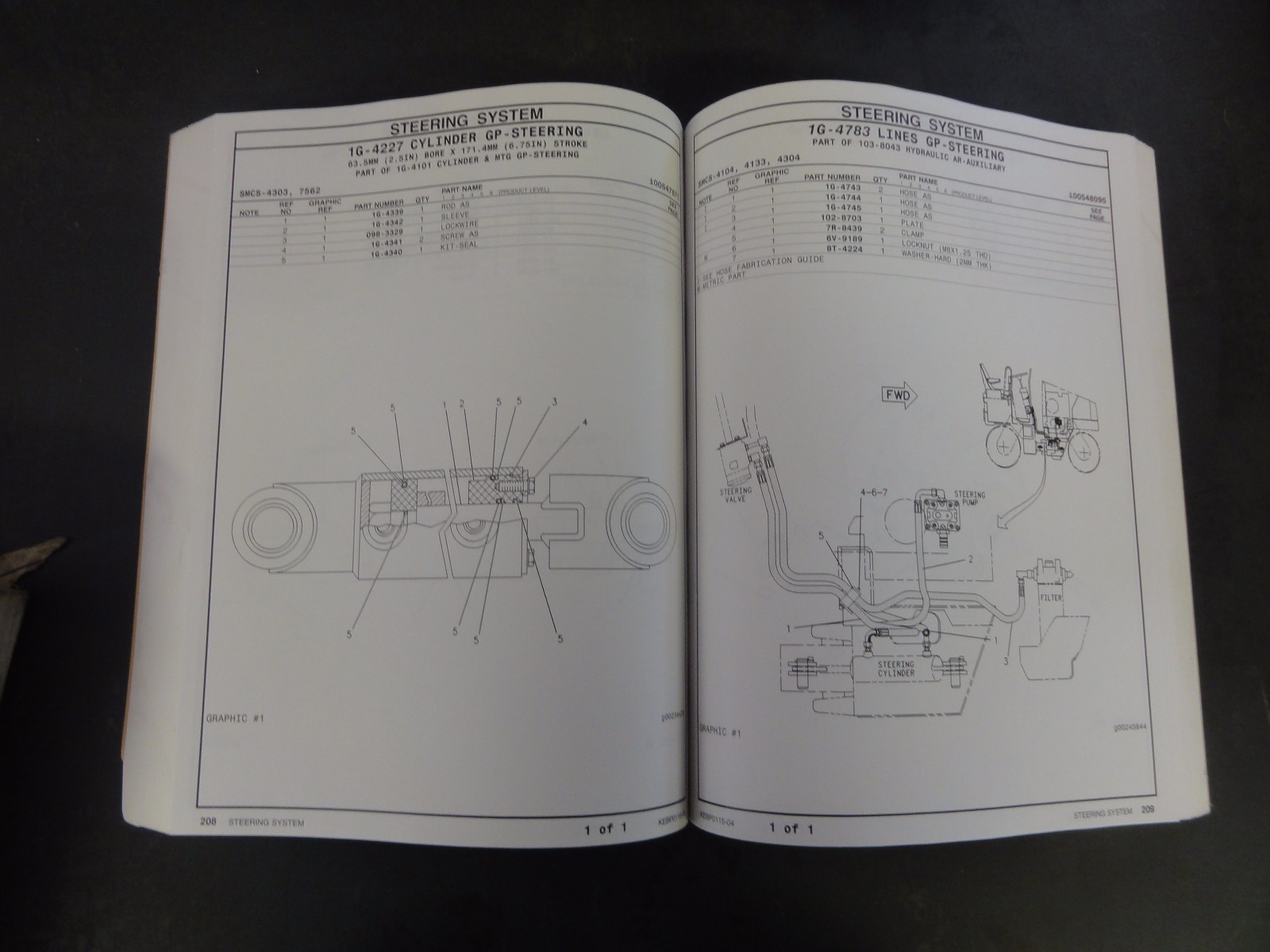Caterpillar CAT CB-214C CB-224C Vibratory Compactors Parts Manual ...