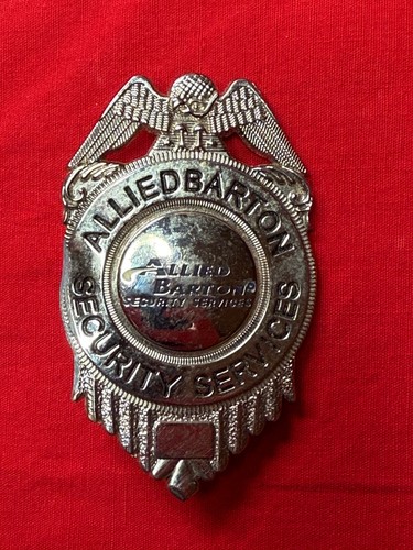 Obsolete 2015 AlliedBarton Security Services Badge Pinback | eBay