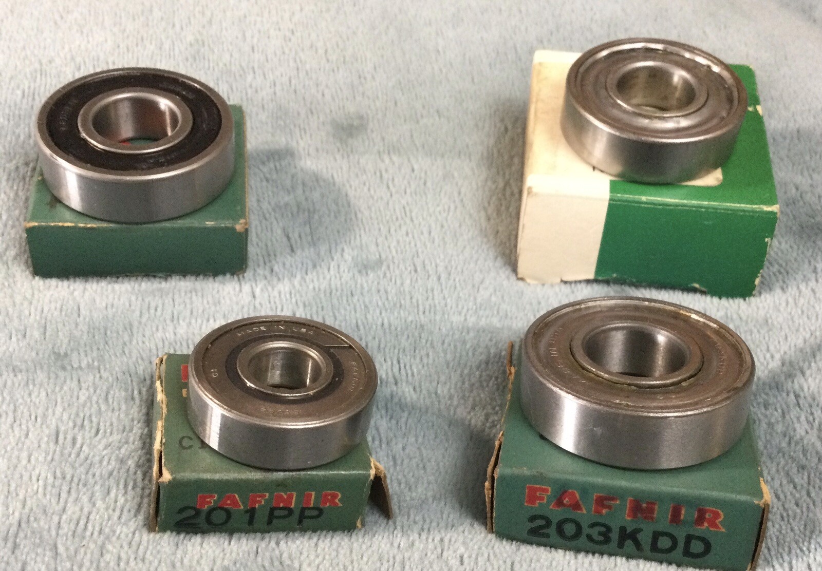 Lot of 2 Fafnir Ball Bearings Original Boxes, Other Bearings In Fafnir ...