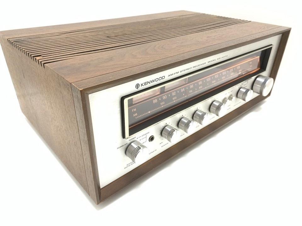 Kenwood KR-4070 AM/FM Stereo Receiver 2X40 Watts RMS Vintage 1977 Work ...