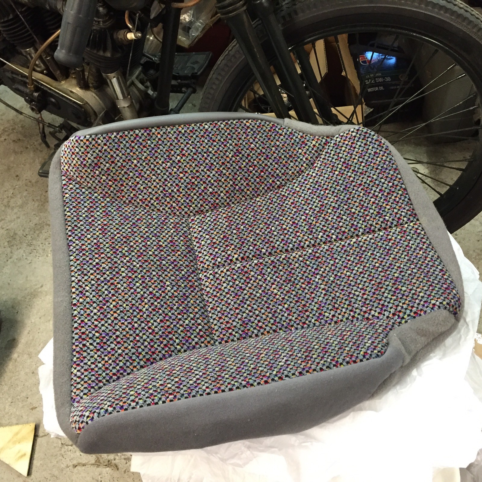 1998-2001 Dodge Ram Truck Quad Driver Seat Upholstery OE Cloth R1C3 ...