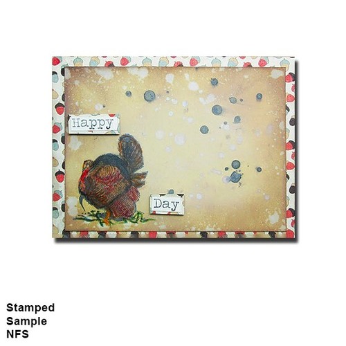 Mounted Rubber Stamp, Turkey, Thanksgiving, Autumn, Fall, Bird, Holiday ...