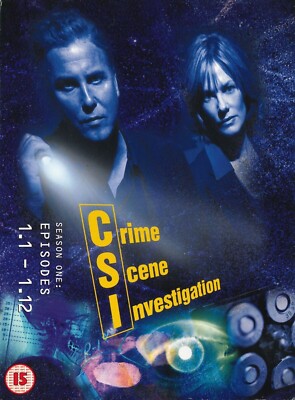 CSI: Crime Scene Investigation Season 1 Episodes 1-12 (2000) 3-Disc Set ...