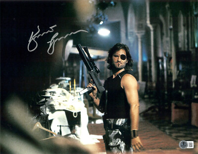 Kurt Russell Signed Autograph Escape From New York 11x14 Photo BAS ...