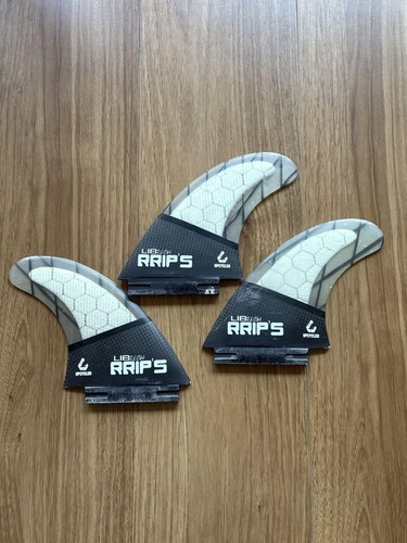 Lib Tech Rrip'S Medium Tri Fin Set 3 Fins Speed Drive Surfing | eBay