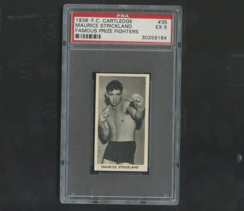 1938 Fred C. Cartledge Razors Famous Prize Fighters - Maurice ...