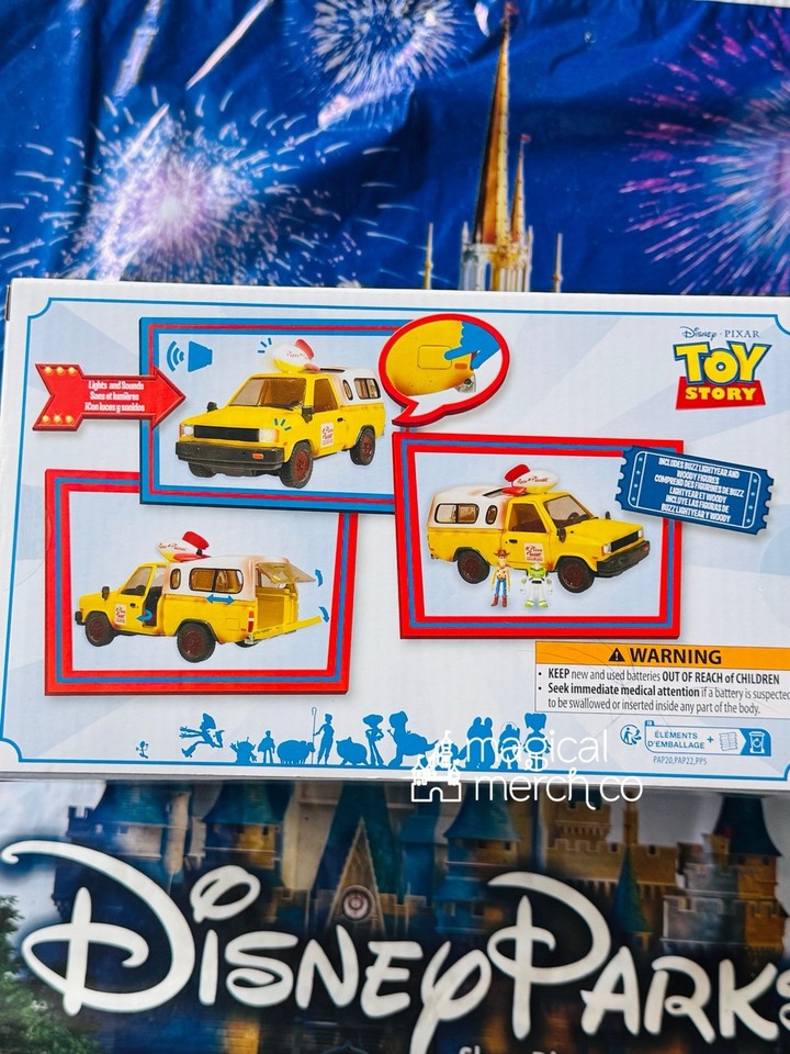 2025 Disney Parks Toy Story Pizza Planet Truck Play Set Lights & Sounds ...
