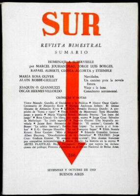 Revista SUR Nº 266 Jorge Luis Borges & otros: Homenaje a Jules ...