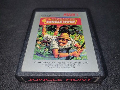 Jungle Hunt Silver Label ATARI 2600 EXMT condition game cartridge | eBay