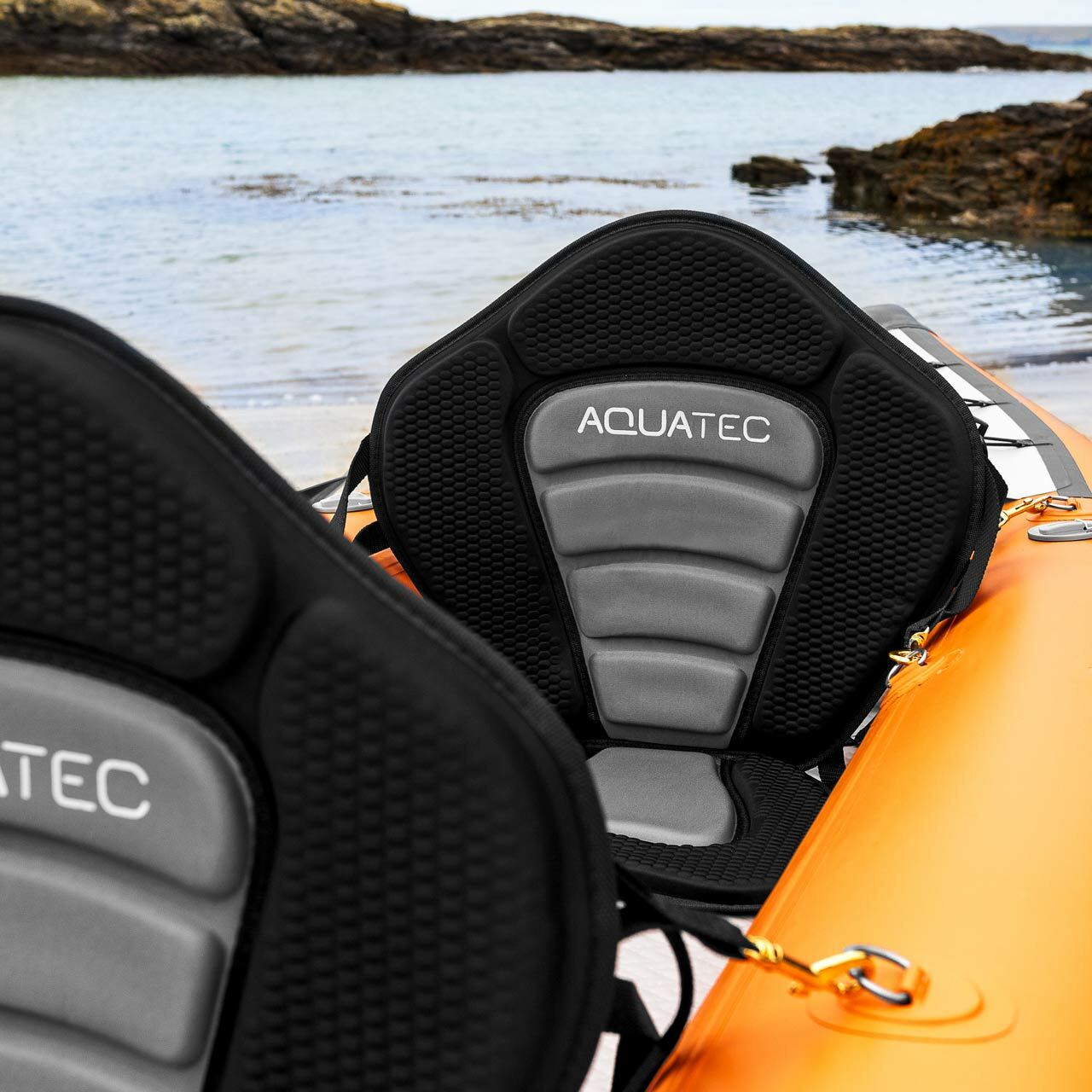 AquaTec Inflatable Kayaks [1/2 Person] | LUXURY CANOE BOAT + Paddle ...