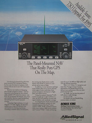 6/1993 PUB ALLIED SIGNAL AEROSPACE BENDIX KING KLN 90 GPS NAVIGATION ...