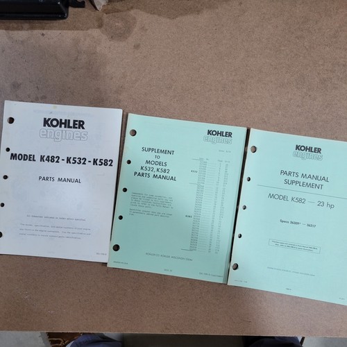 Kohler John Deere 400 - K Series 2-Cylinder K482,K532,K582 Parts Catalog Manual | eBay