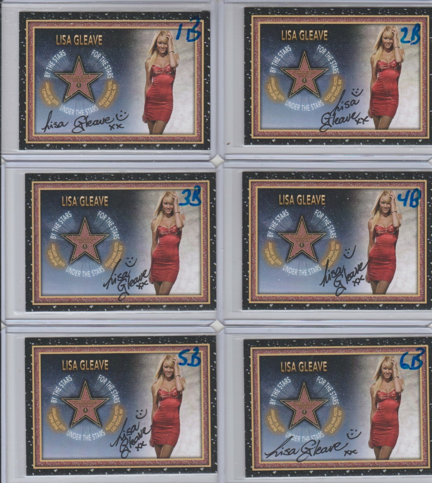 Lisa Gleave Model Signed & Kissed Trading Card #4B Maxim Deal or No ...