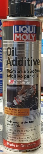 Liqui Moly MoS2 Oil Treatment Additive Engine Lubricant Friction 300ml ...