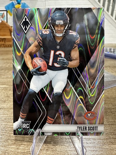 Tyler Scott RC 2023 Phoenix Football Silver Seismic Rookie #141 - Bears ...