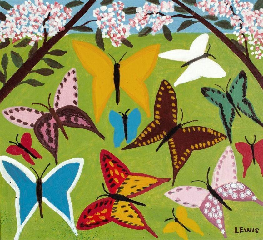 Whimsical Butterfly Art