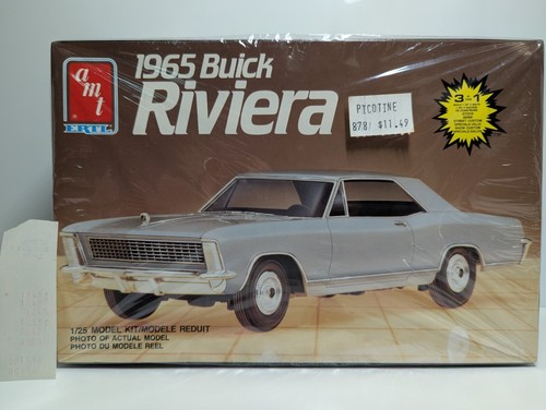 AMT ERTL 1965 '65 Buick Riviera 1:25 Model Car Kit (Sealed Parts, Open ...