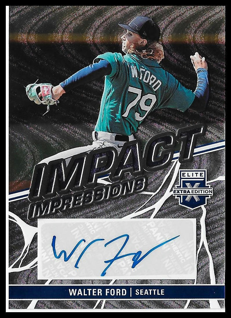 2023 Elite Extra Edition Impact Impressions Auto Walter Ford - Mariners ...