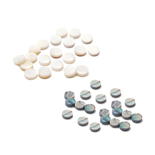 20 Pcs Abalone Shell Material Dots Fingerboard Inlay Dot Guitar ...