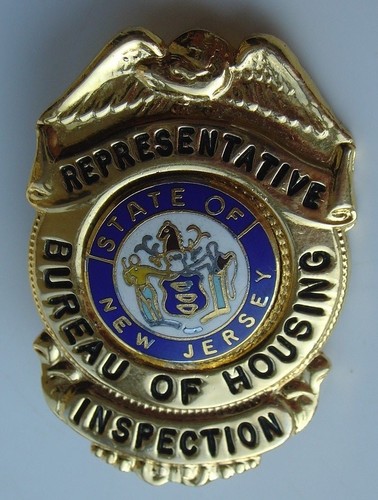Vtg New Jersey Housing Bureau Inspection Pin | eBay
