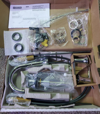 Delta Trinsic 3559-MPU-DST Two-Handle Widespread Bathroom Faucet ...