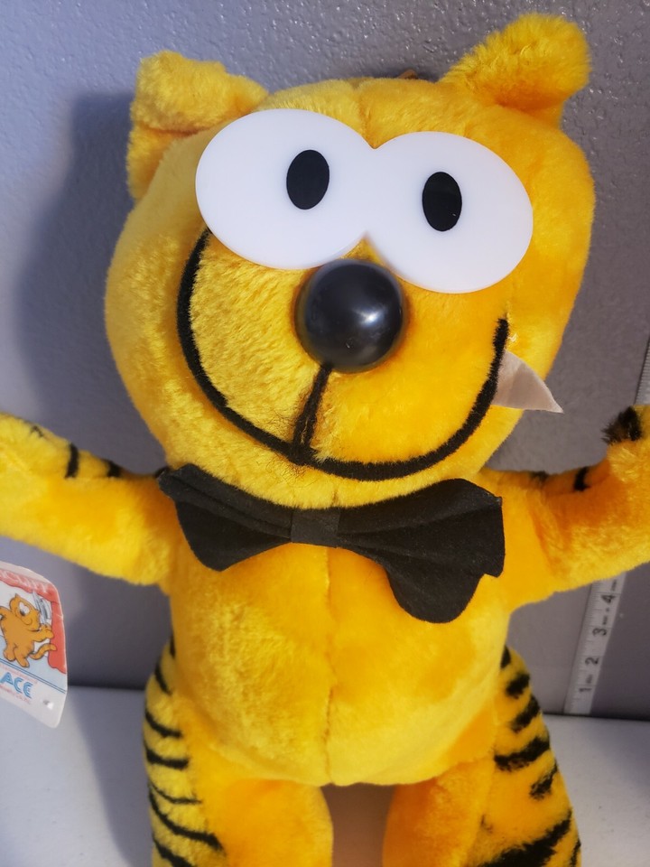 Vintage 1988 HEATHCLIFF The Cat Cartoon TV Plush With Tags | eBay