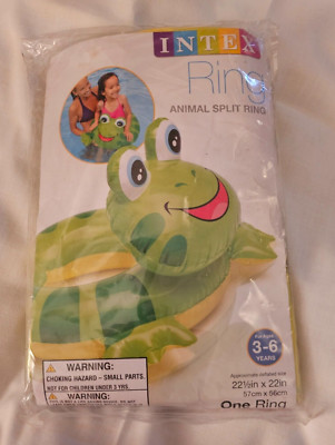 New 2016 INTEX Animal FROG Split Ring INFLATABLE Childs' Swimming Pool ...