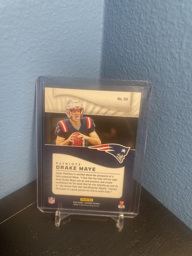 2024 illusions drake maye blue speckle rookie | eBay