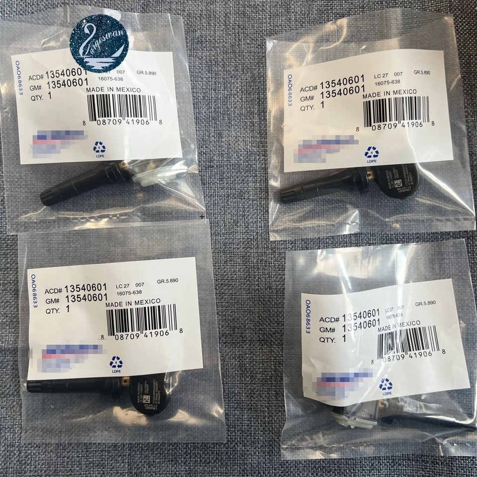 4 Pack- Genuine GM TPMS Tire Pressure Sensor for GMC Trucks & Vans ...