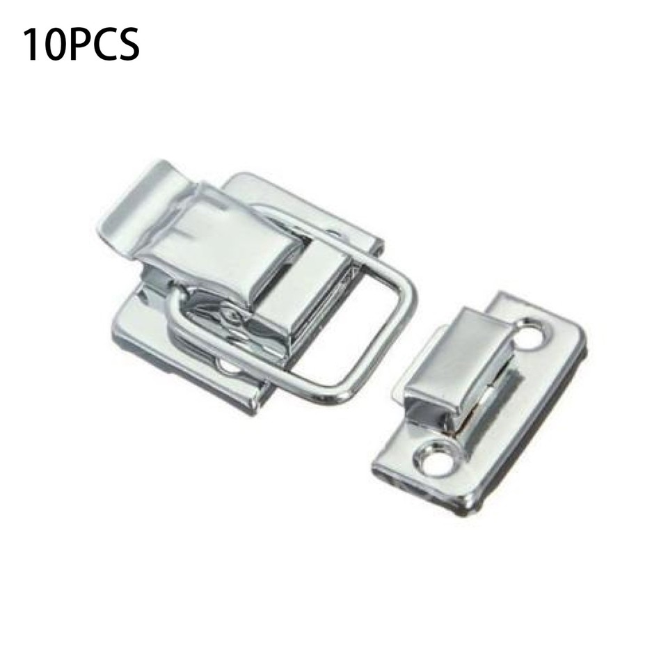 10Pcs Fastener Toggle Steel Latch Catch Case Suitcase Box Chests Trunk ...