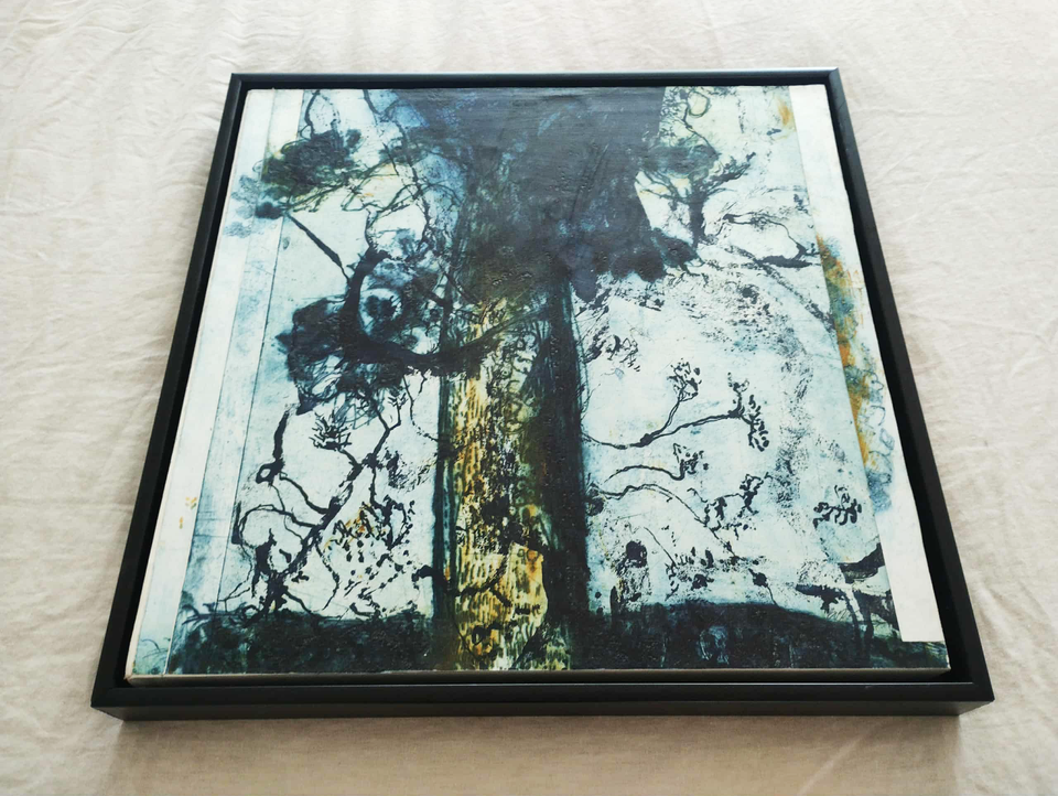 Bronwyn Alice Rees 'Black Tree' Original Etching, Mid-Century Black box ...
