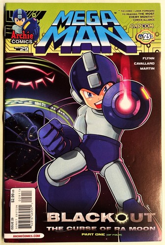 MEGA MAN COMIC BOOK #29 November 2013 CURSE OF RA MOON Pt 1 Bagged ...