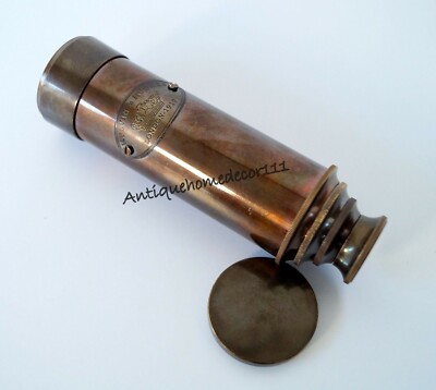 Telescope Brass Spyglass Pirate Monocular, Pocket Mini Telescope ...