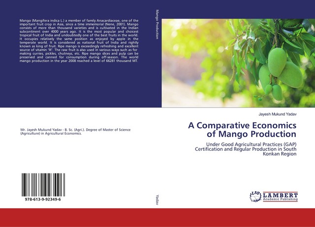 A Comparative Economics of Mango Production von Jayesh Mukund Yadav ...