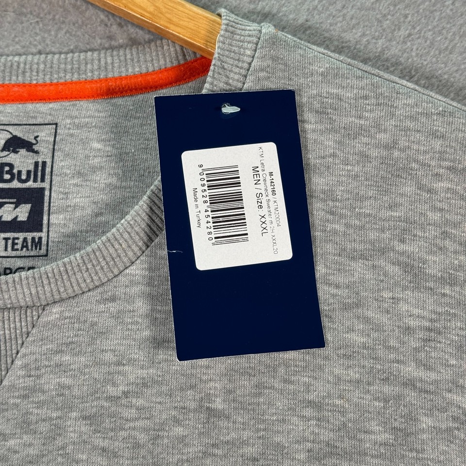 Red Bull KTM Racing Team Sweatshirt Mens 3XL Blue Gray Fleece Graphic ...