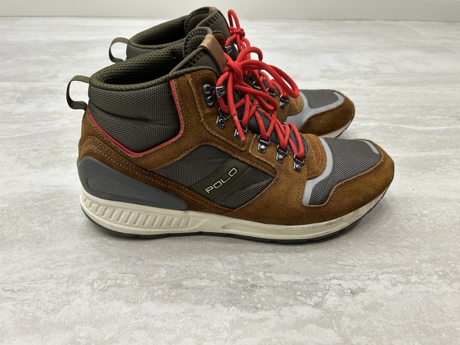 Polo Ralph Lauren Men's Train 100 Mid Sneaker Size 12D - Gem