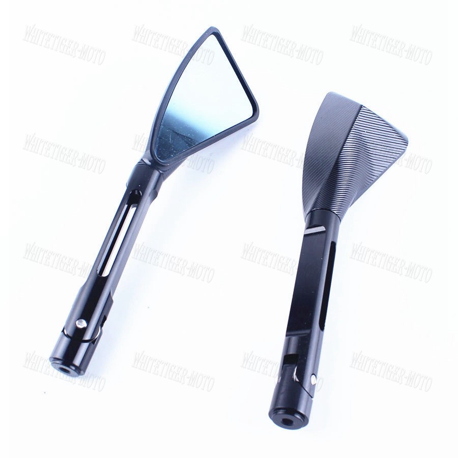 Black Rear View Side Mirrors FOR Yamaha YZF R1 2002-2008 YZF R6 2003 ...