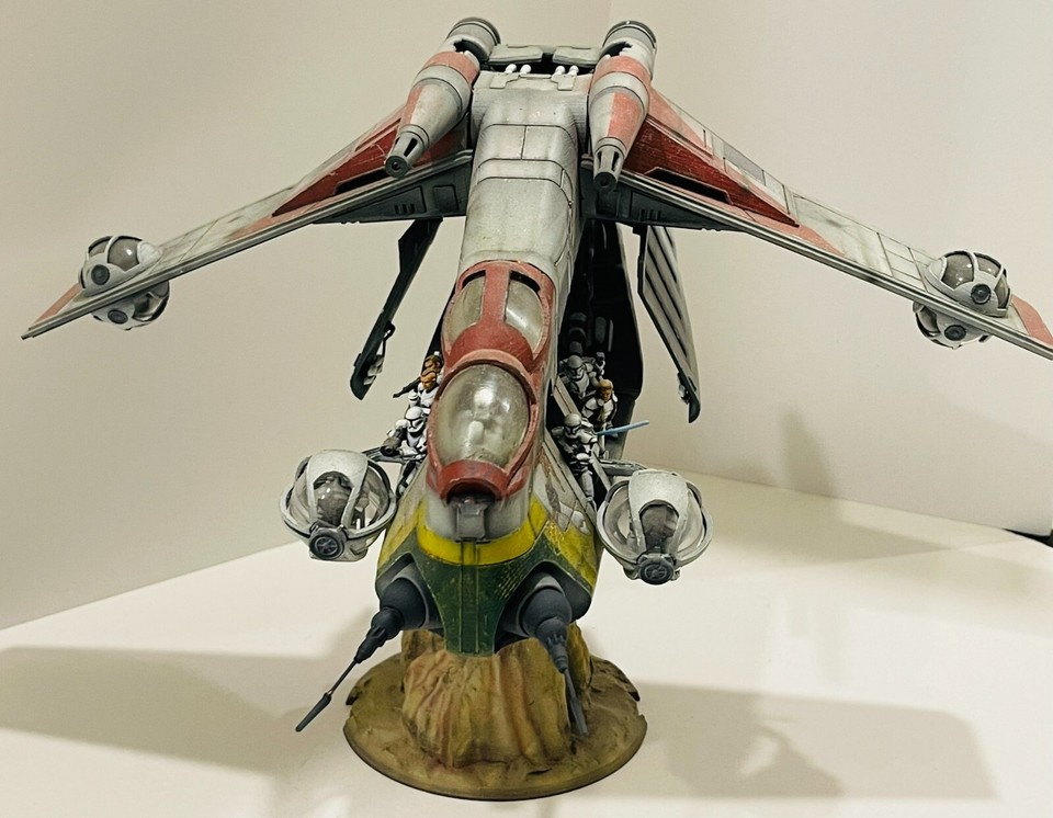 Star Wars: Legion LAAT Gunship & Clone Commando w/ Jedi Custom Built ...