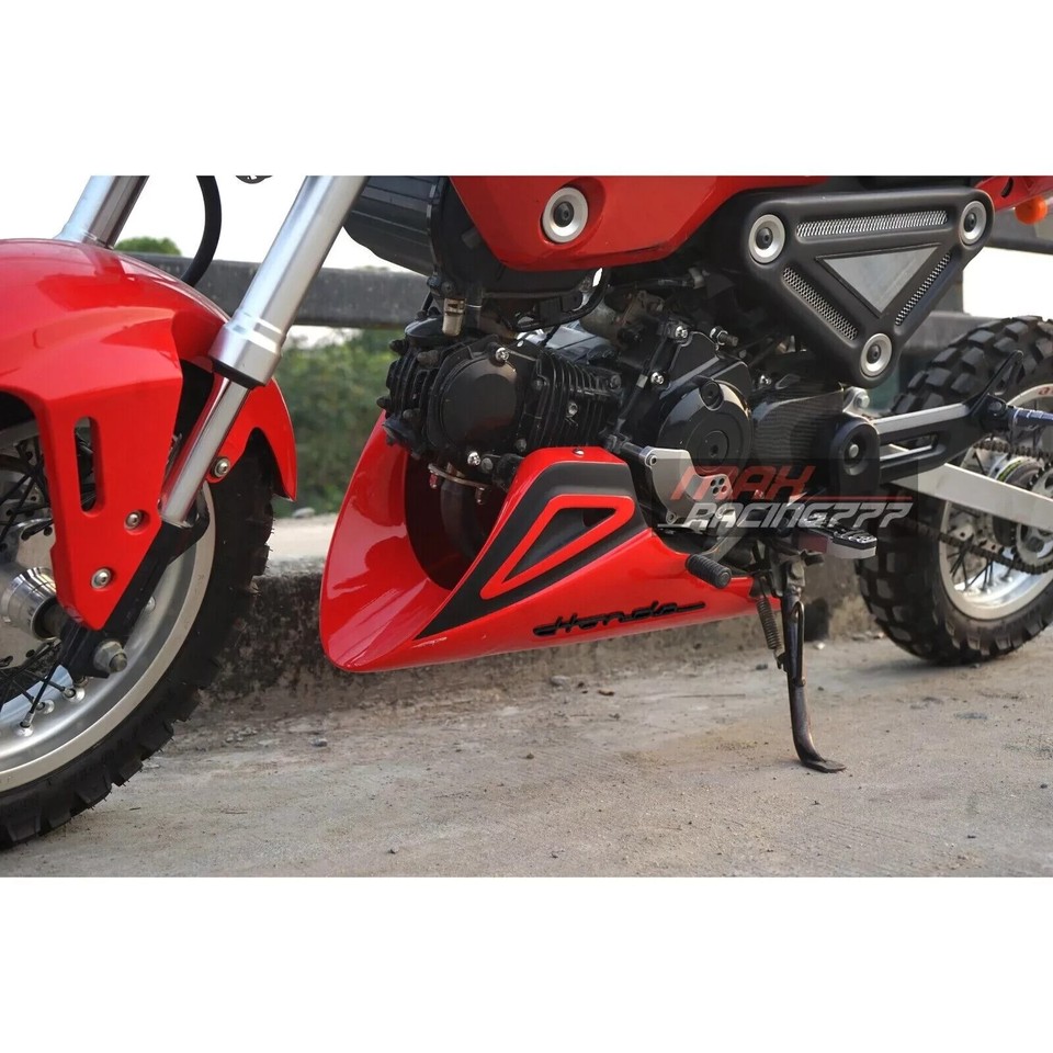 RED BELLY PAN UNDER CRANK FAIRING GUARD COVER FIT FOR HONDA GROM 125 ...