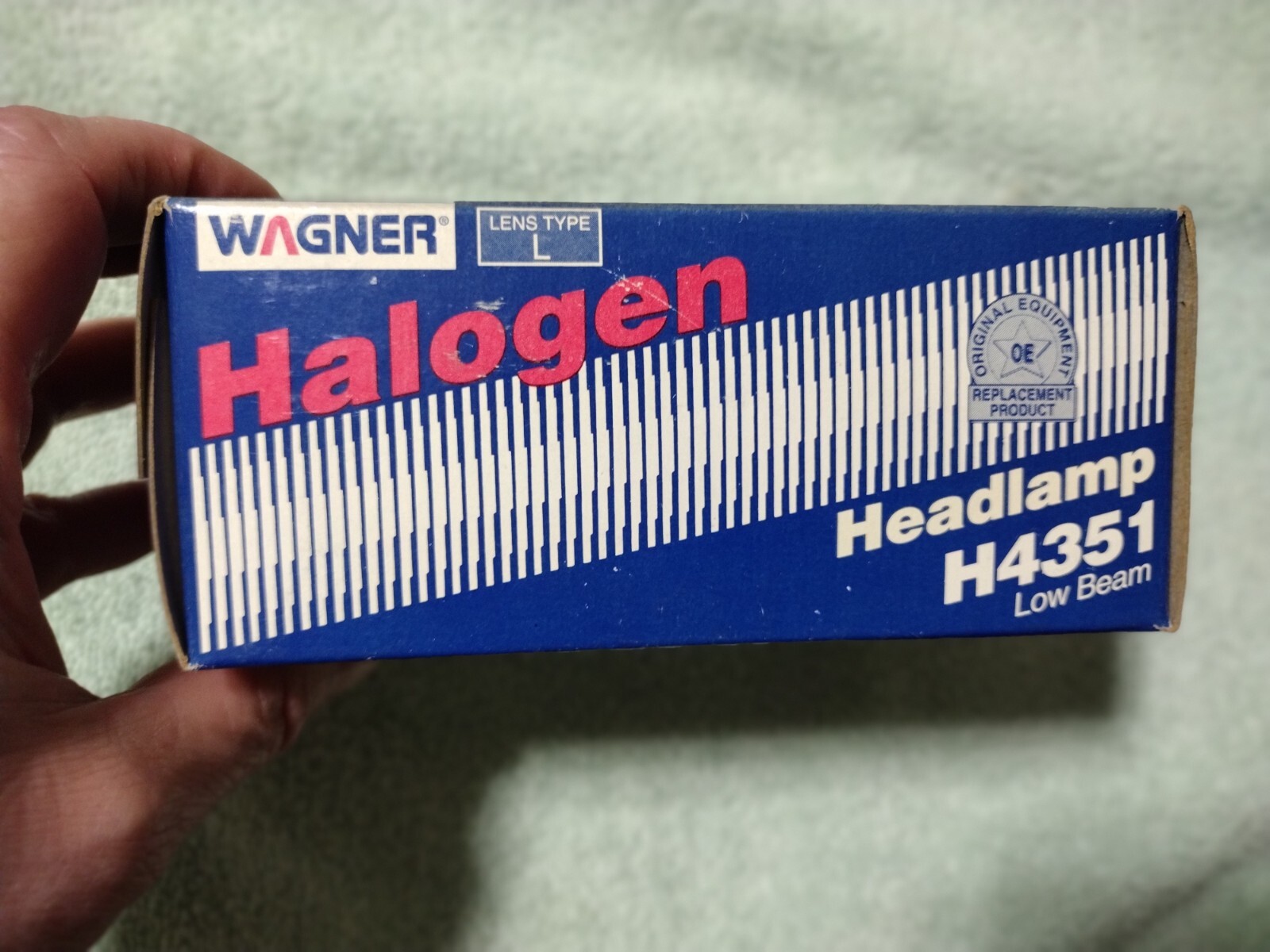 1 New Wagner Halogen Headlamp Bulb # H4351 Low Beam (for 4 H/L system ...