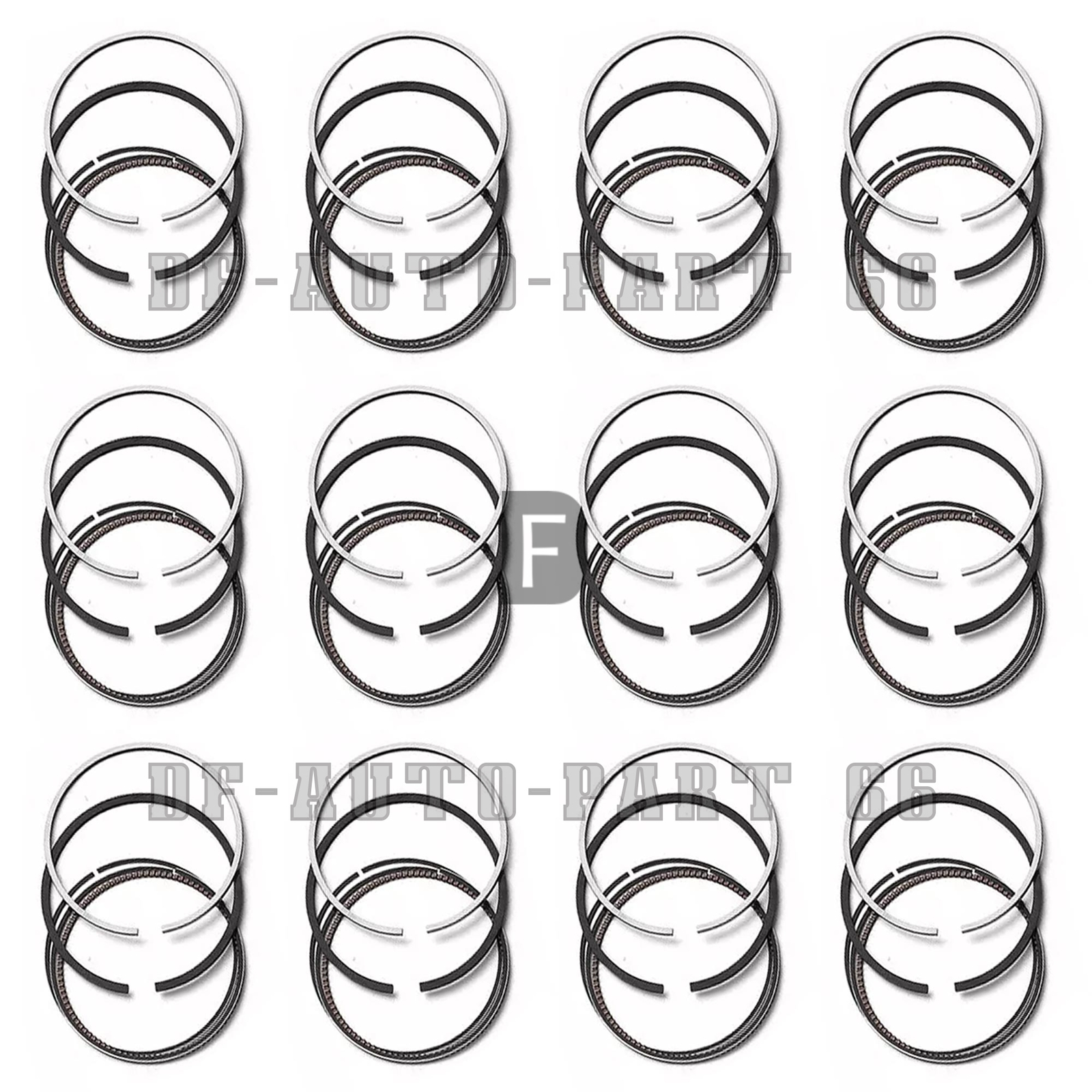 STD 12x Piston Rings Set For Bentley Flying Spur Continental GT BWR CKH ...