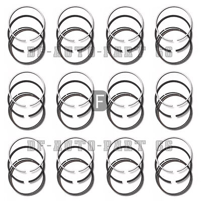 STD 12x Piston Rings Set For Bentley Flying Spur Continental GT BWR CKH ...